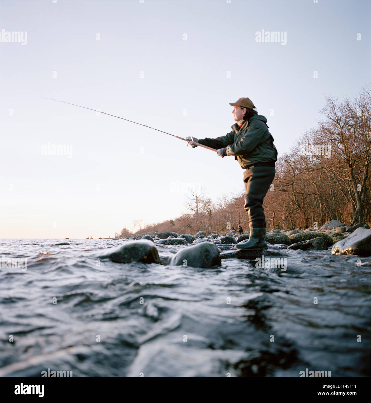 See Mann Angeln Stockfotos und -bilder Kaufen - Alamy