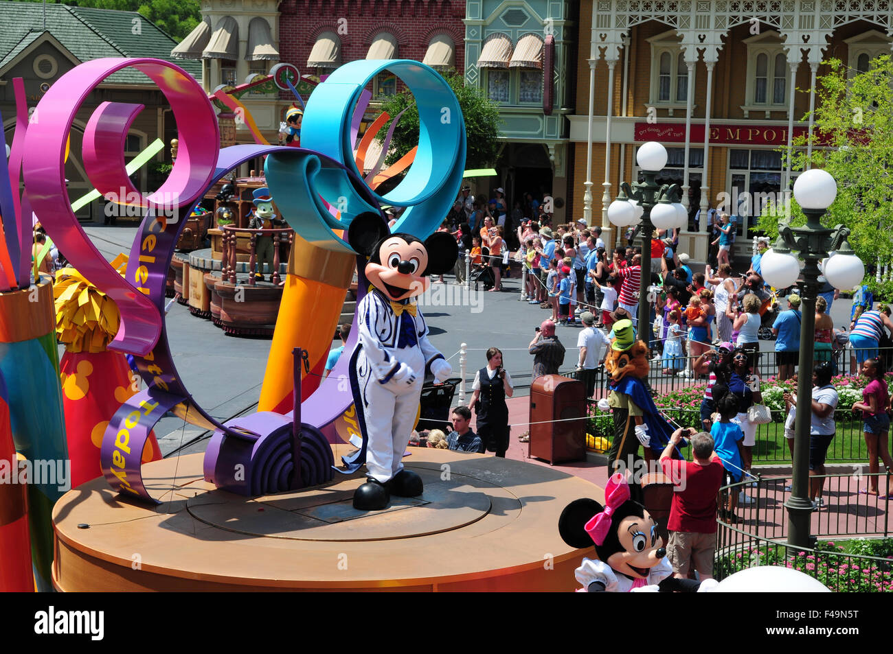Mickey-Mouse "A Dream Come True" parade zu Disneys Magic Kingdom in ...