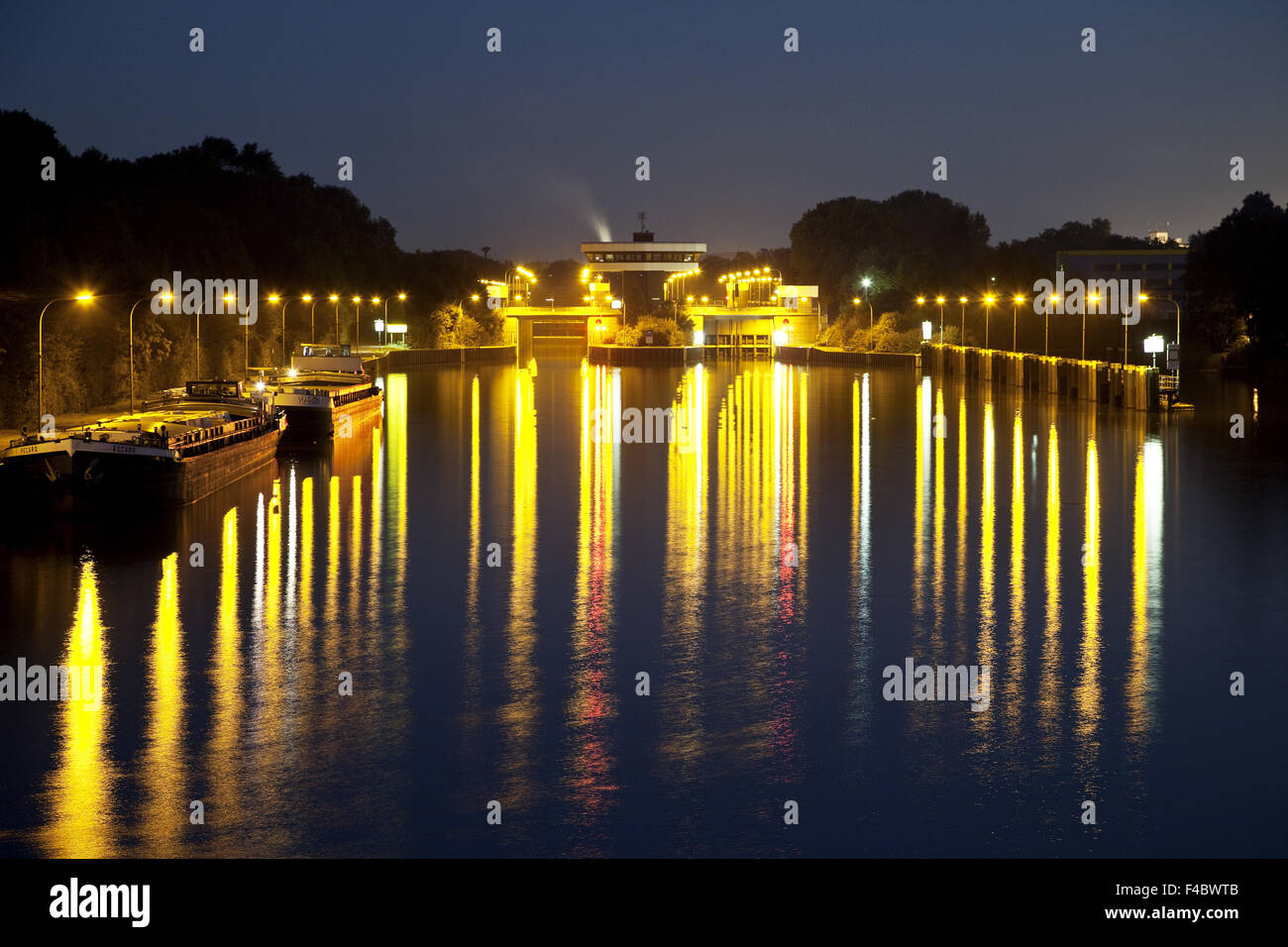 Fabelhafte Schleuse Am Rhein Fotos