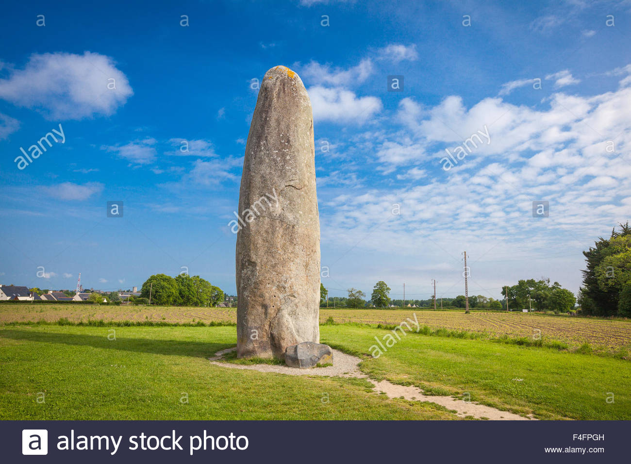 Megalith Menhir Stockfotos & Megalith Menhir Bilder - Alamy