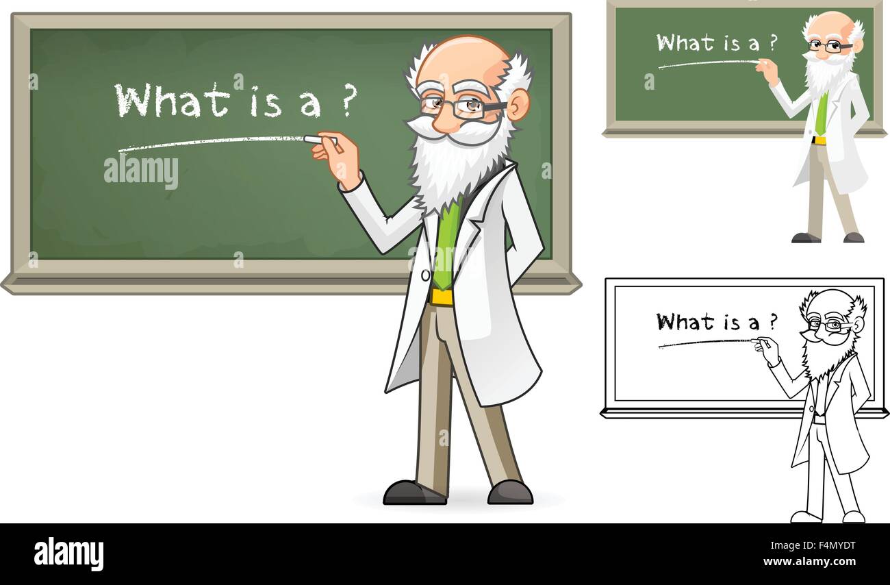 Cartoon scientist Stockfotos und -bilder Kaufen - Alamy