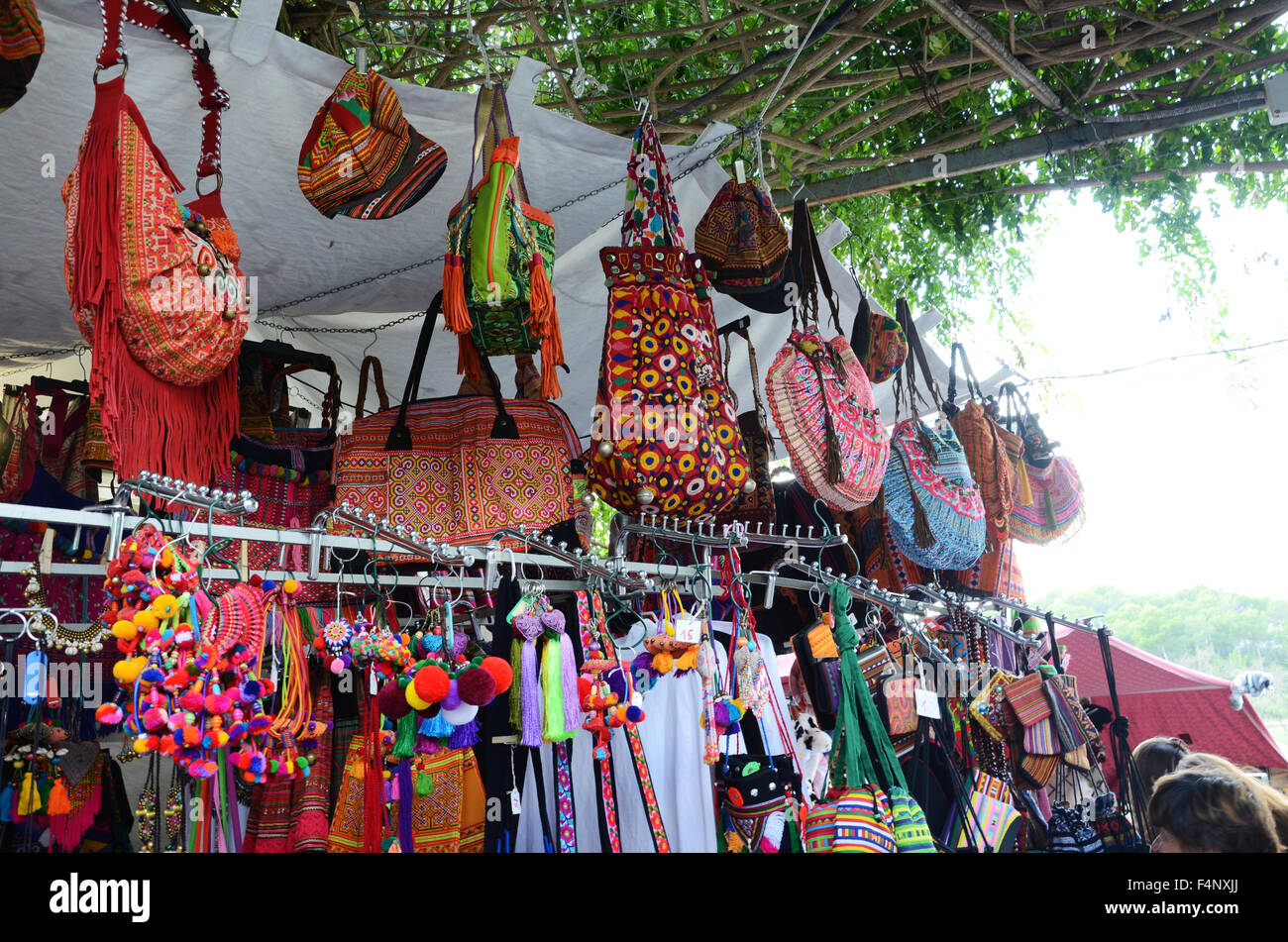 Las Dalias, Hippie-Markt in San Carlos auf Ibiza Stockfotografie - Alamy