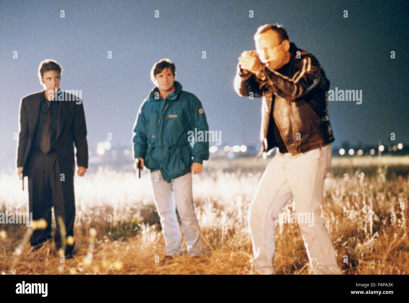 Michael Mann, Al Pacino / Hitze 1995 unter der Regie von Michael Mann Stockfotografie - Alamy