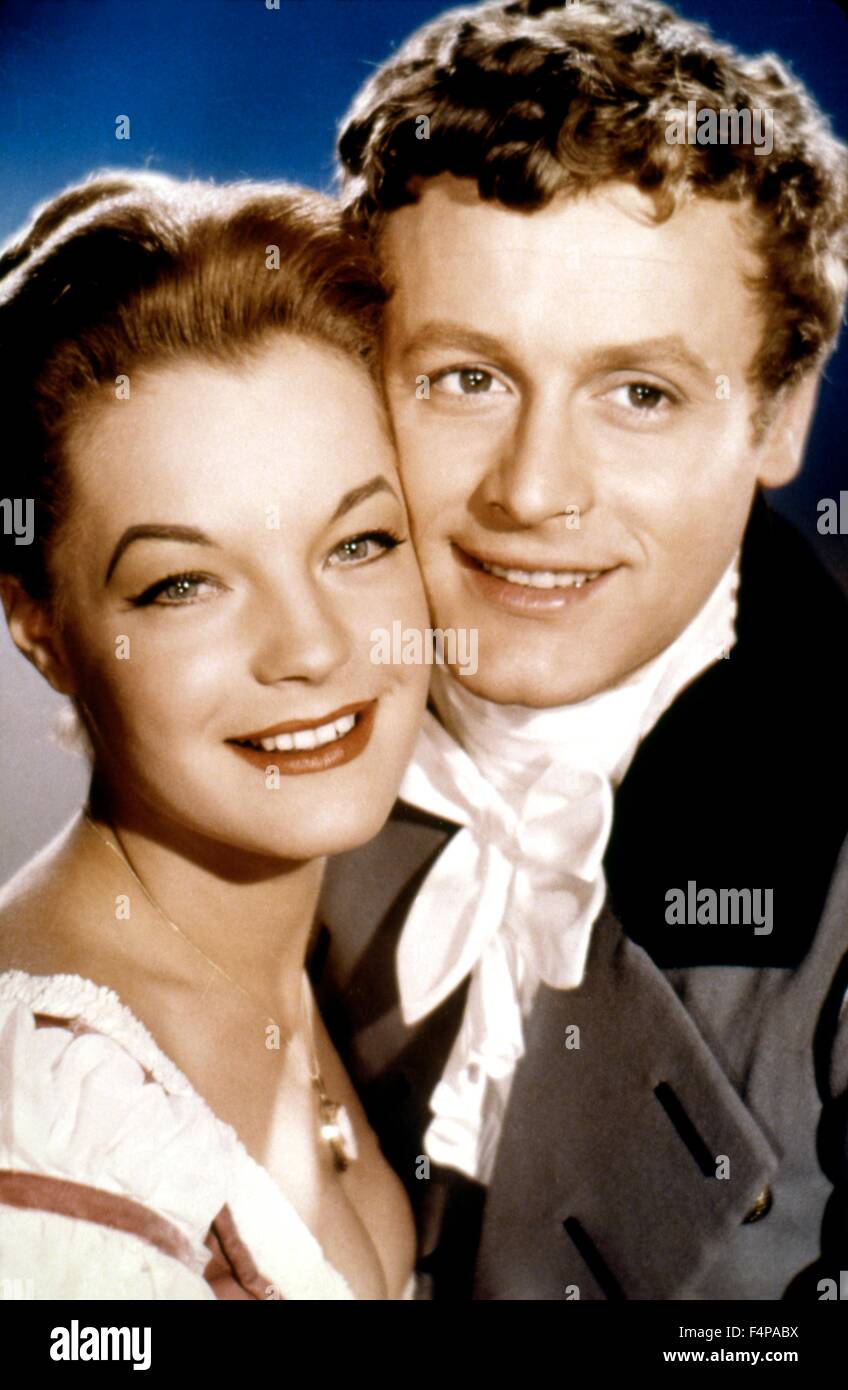 Romy Schneider, Helmut Lohner / Schönheit und der Kaiser 1959 unter der ...