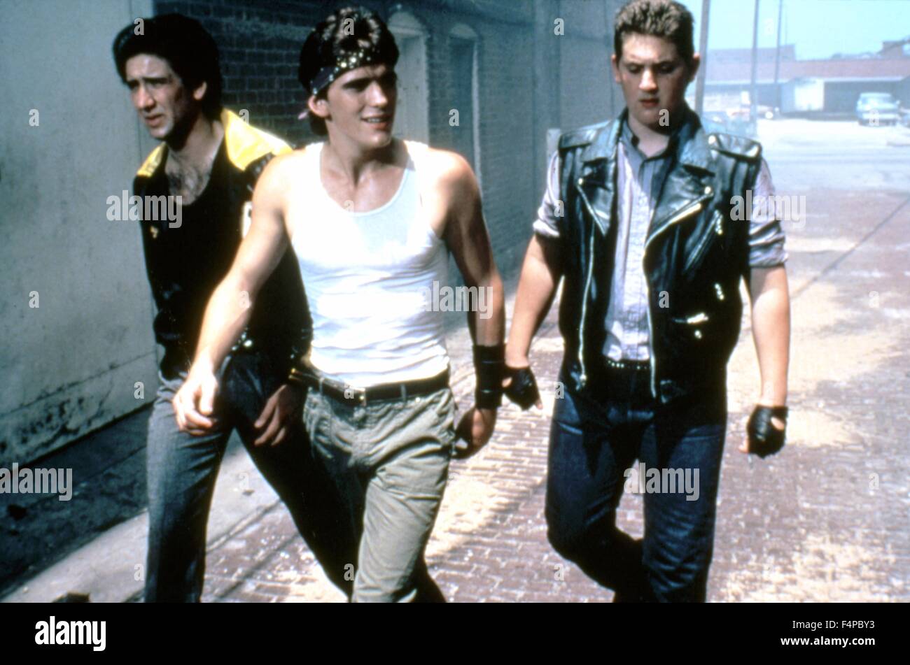 Nicolas Cage, Matt Dillon, Chris Penn / Rumble Fish 1983 unter der ...