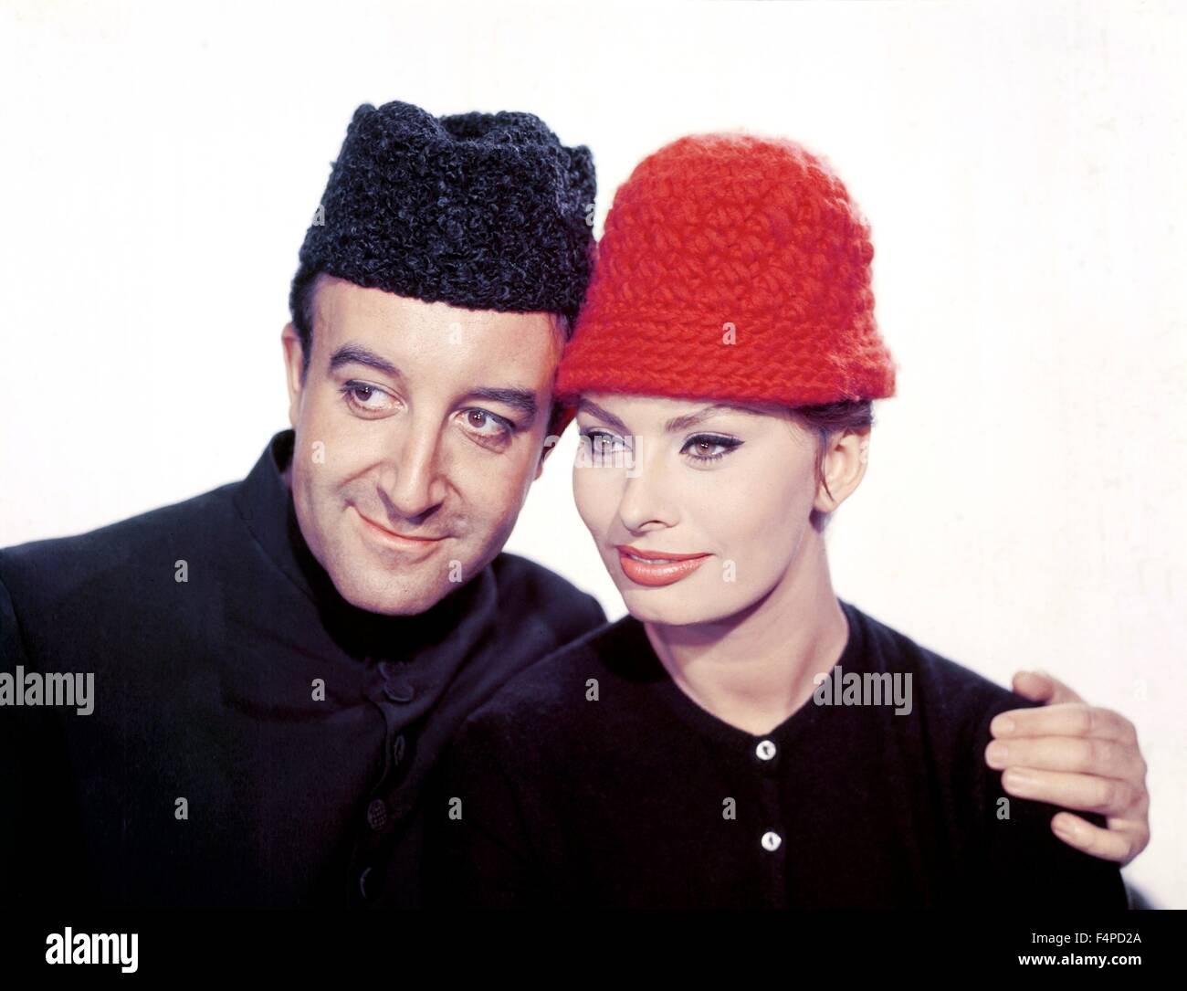 Peter Sellers, Sophia Loren / die Millionärin 1960 unter der Regie von ...