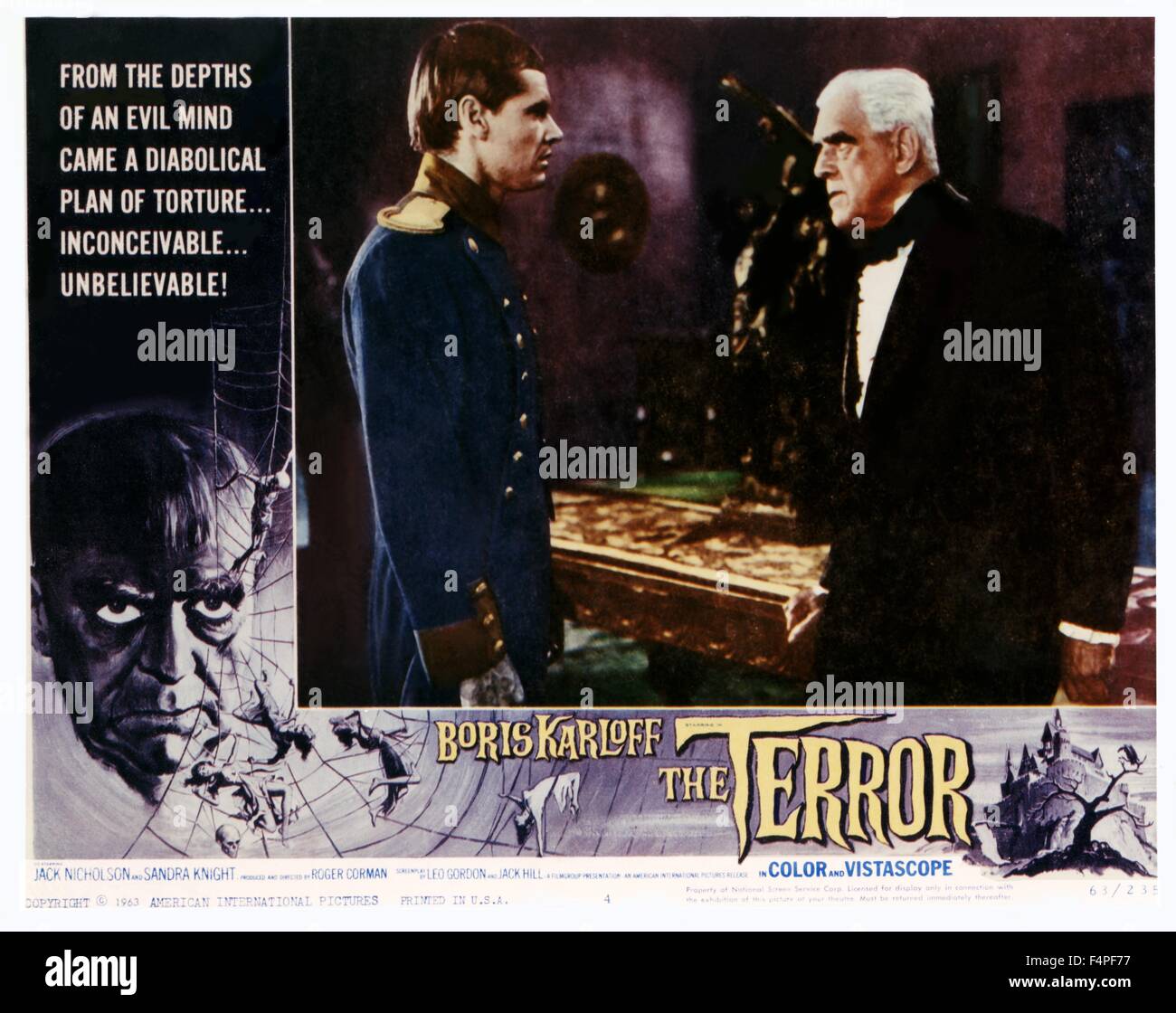 Jack Nicholson und Boris Karloff / The Terror / 1963 unter der Regie ...