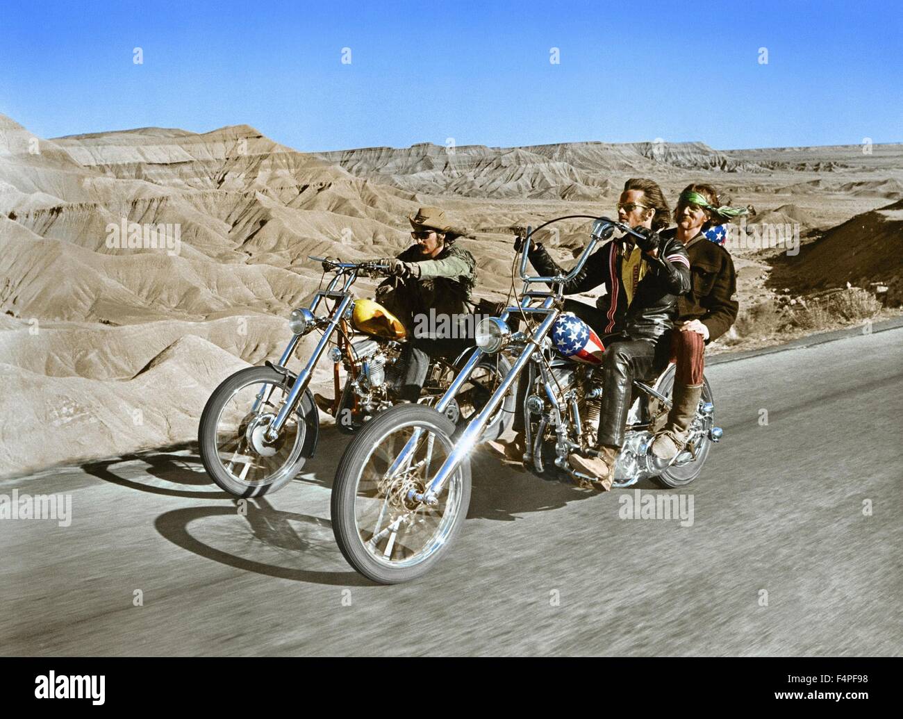 Dennis Hopper und Peter Fonda / Easy Rider / 1969 unter der Regie von ...