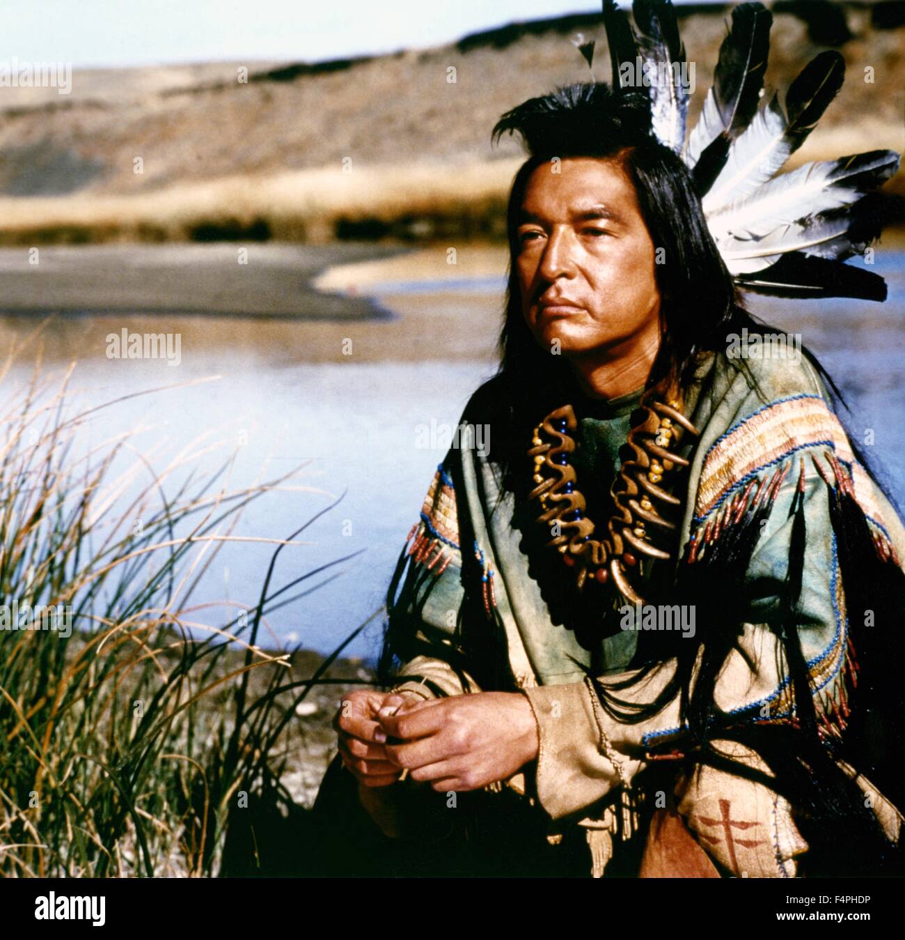 Graham Greene / mit dem Wolf tanzt / 1990 unter der Regie von Kevin ...