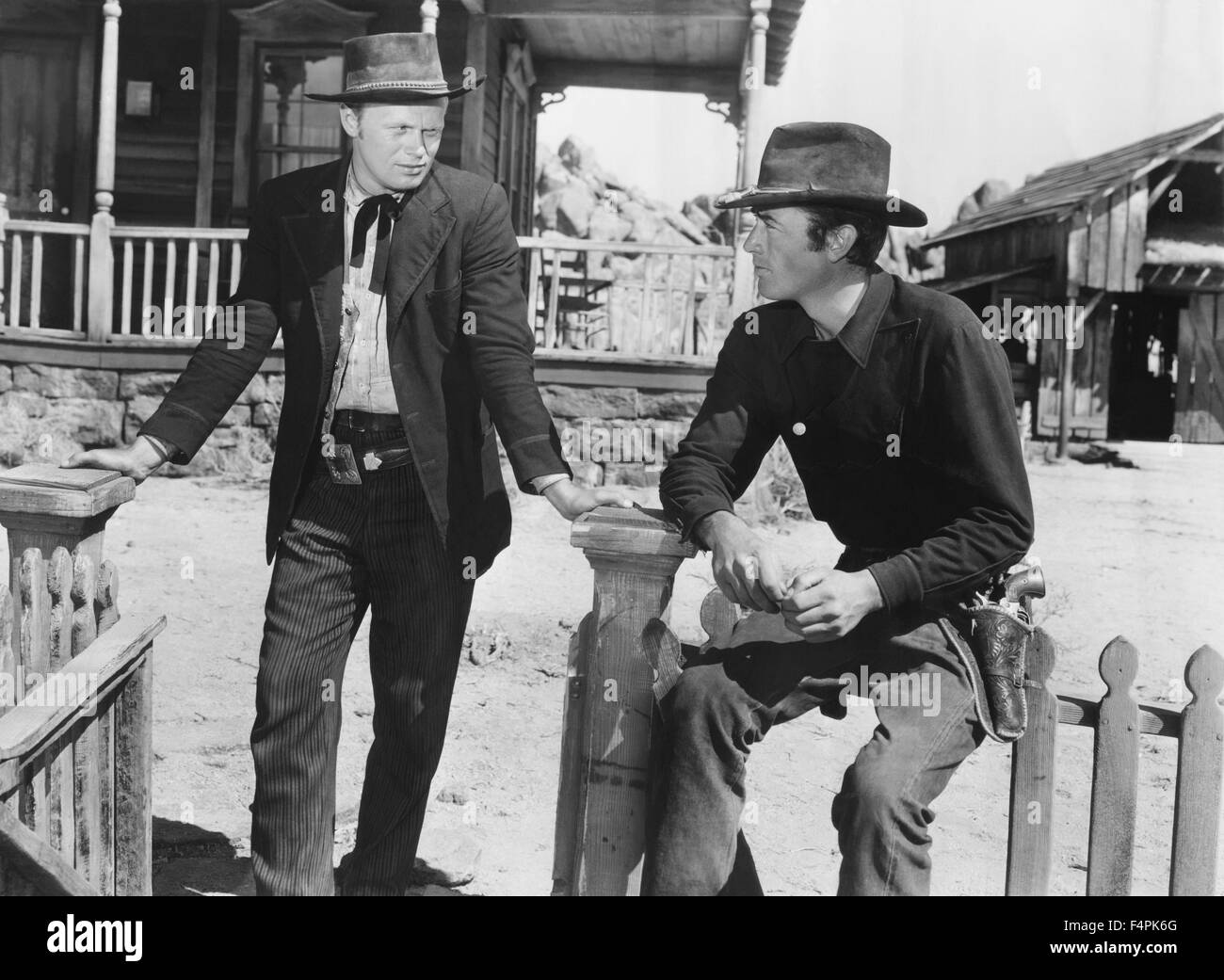 Richard Widmark und Gregory Peck / Yellow Sky / 1948 unter der Regie ...
