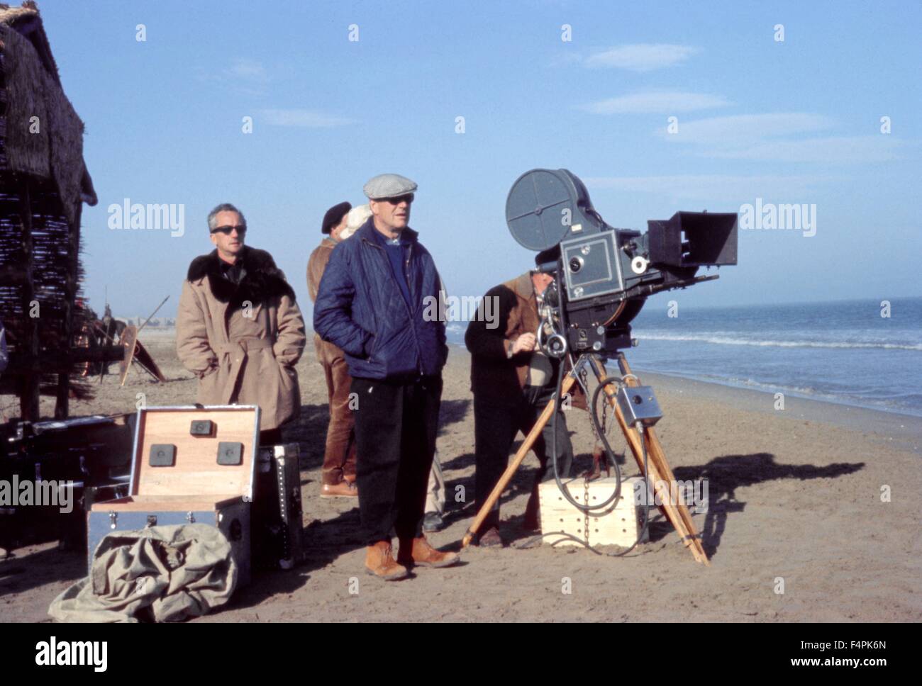 Auf dem Set, der Regisseur Anthony Mann / El Cid / 1961 unter der Regie ...