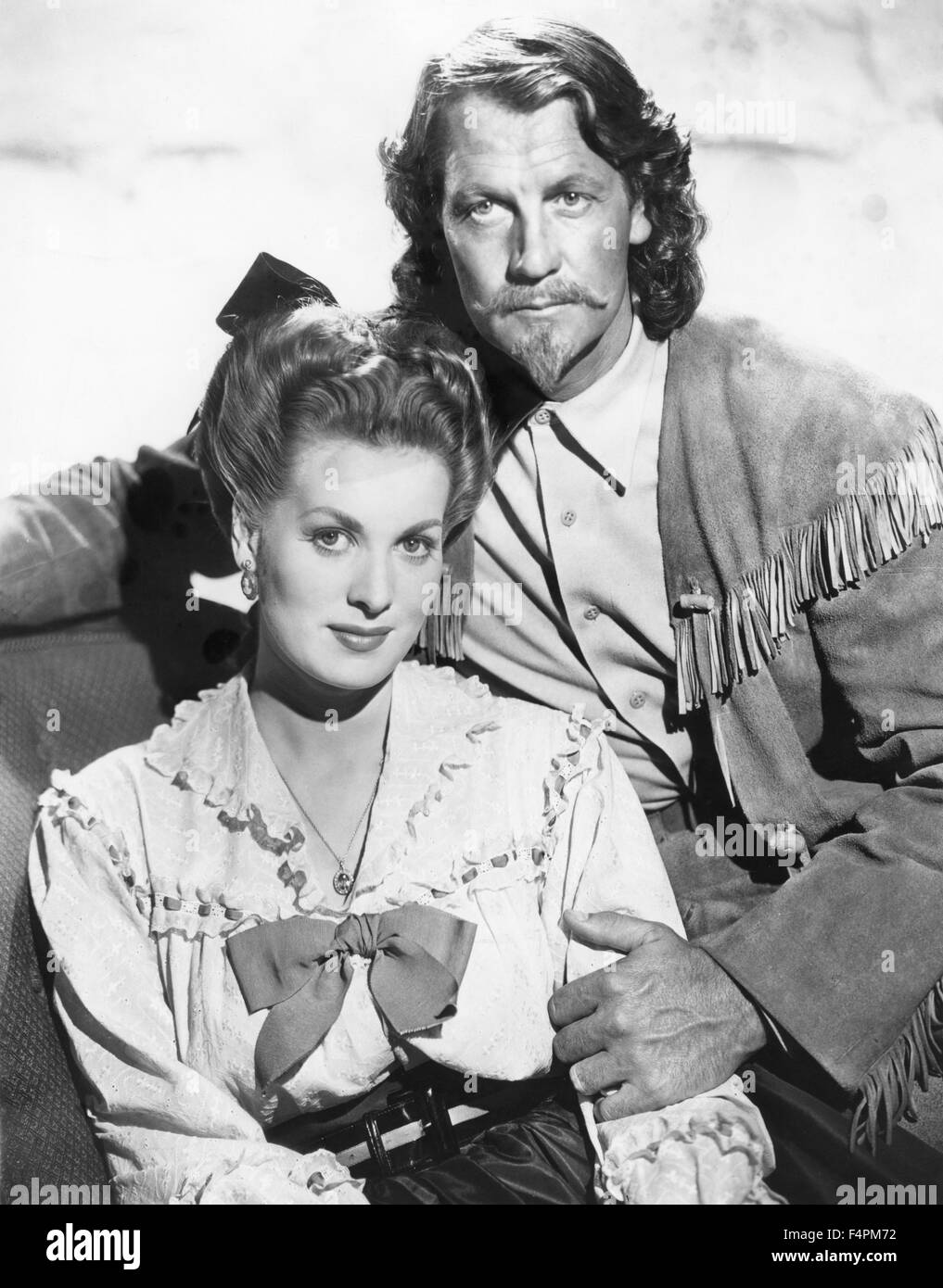 Maureen O'Hara und Joel McCrea / Buffalo Bill / 1944 unter der Regie ...