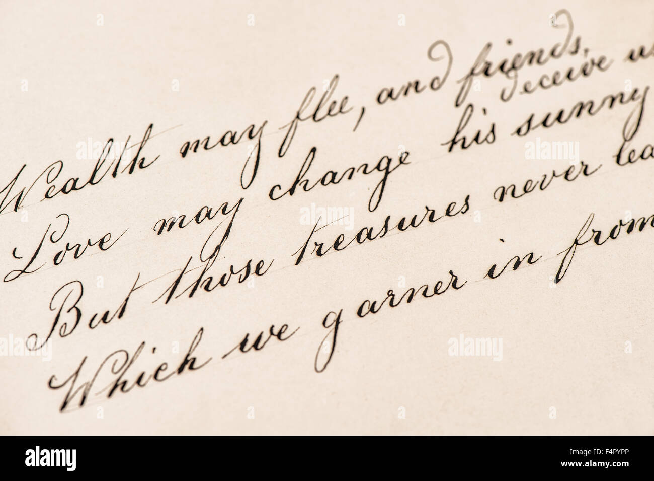 Old letter handwritten text grunge -Fotos und -Bildmaterial in hoher ...