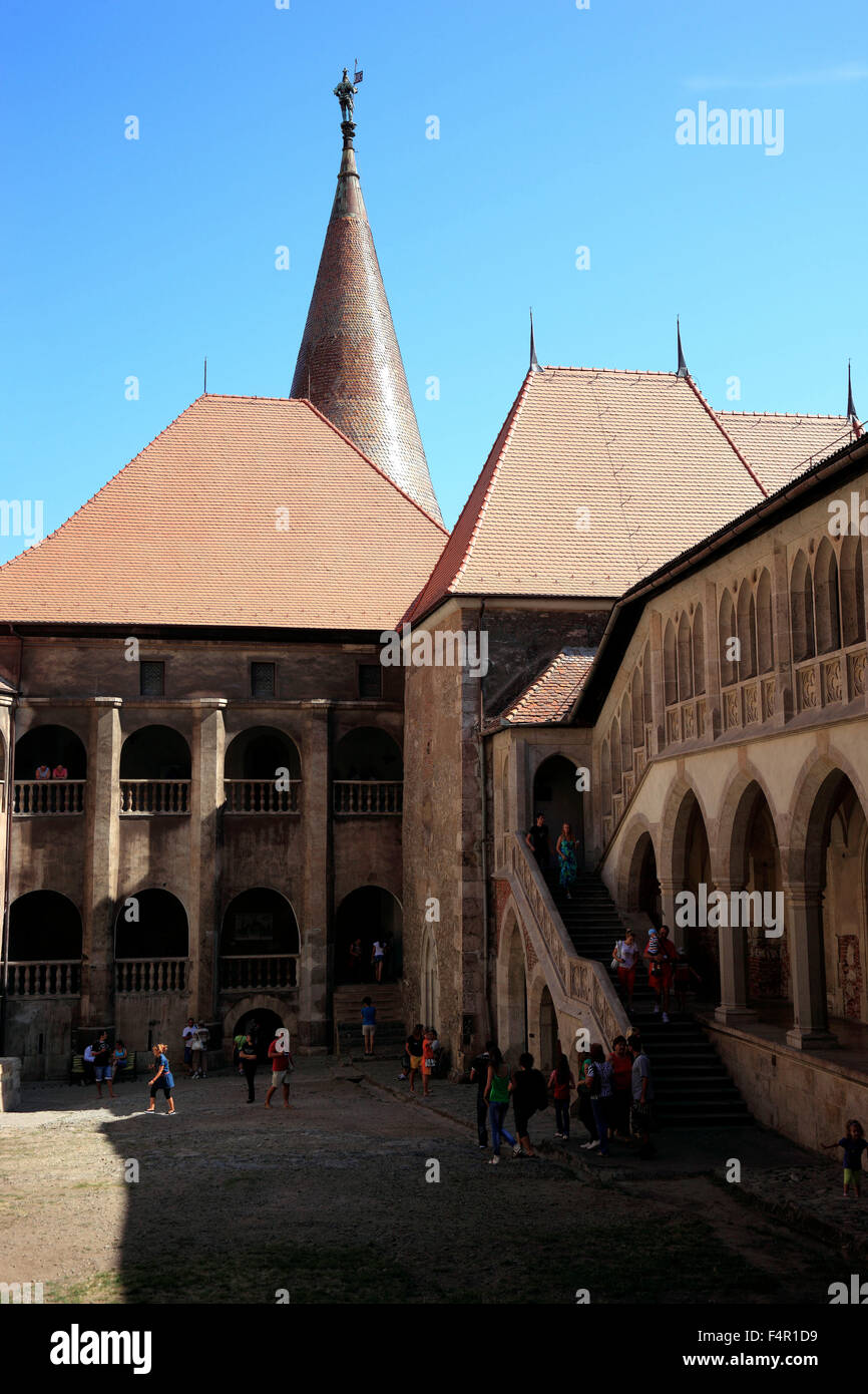 Corvin Castle, auch bekannt als Hunyad Schloss oder Burg Hunedoara, Castelul Huniazilor oder ...