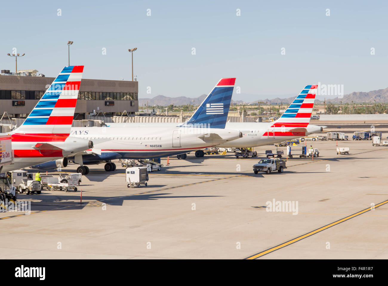 2. Oktober 2015, Phoenix, Arizona, USA - PHX-Flughafen. American ...