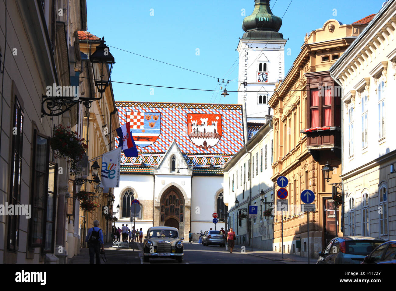 Kroatien, Balkan, Balkan, Zagreb, Europa, Oberstadt, Marka, San Marco ...