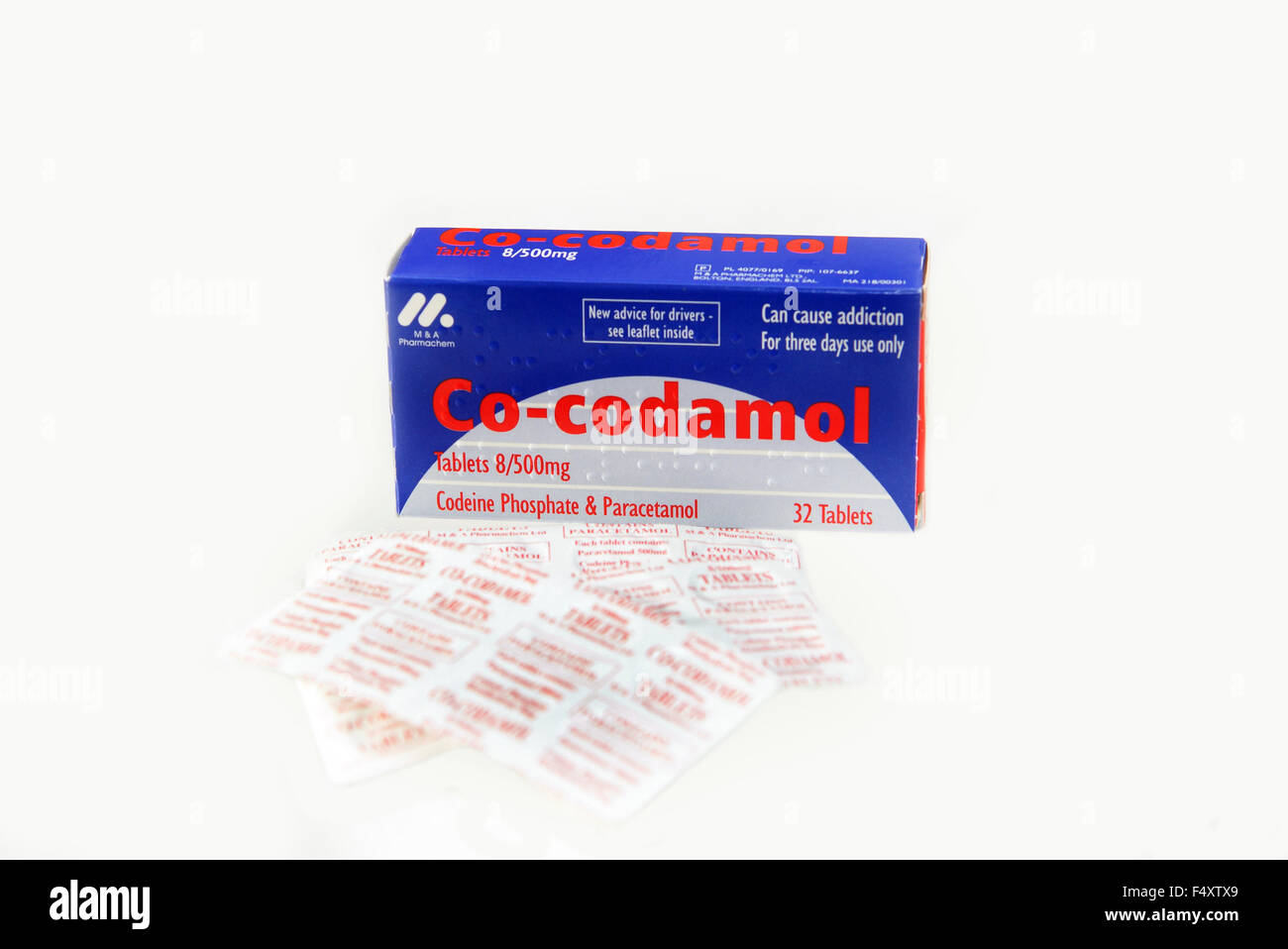 Paracetamol And Codeine Stockfotos & Paracetamol And Codeine Bilder - Alamy