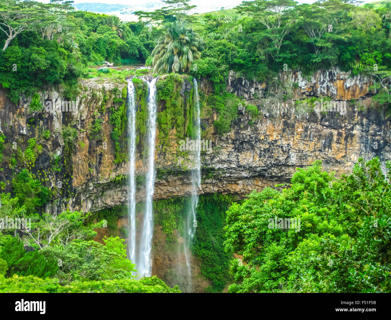 Chamarel Wasserfall Mauritius Stockfotografie - Alamy