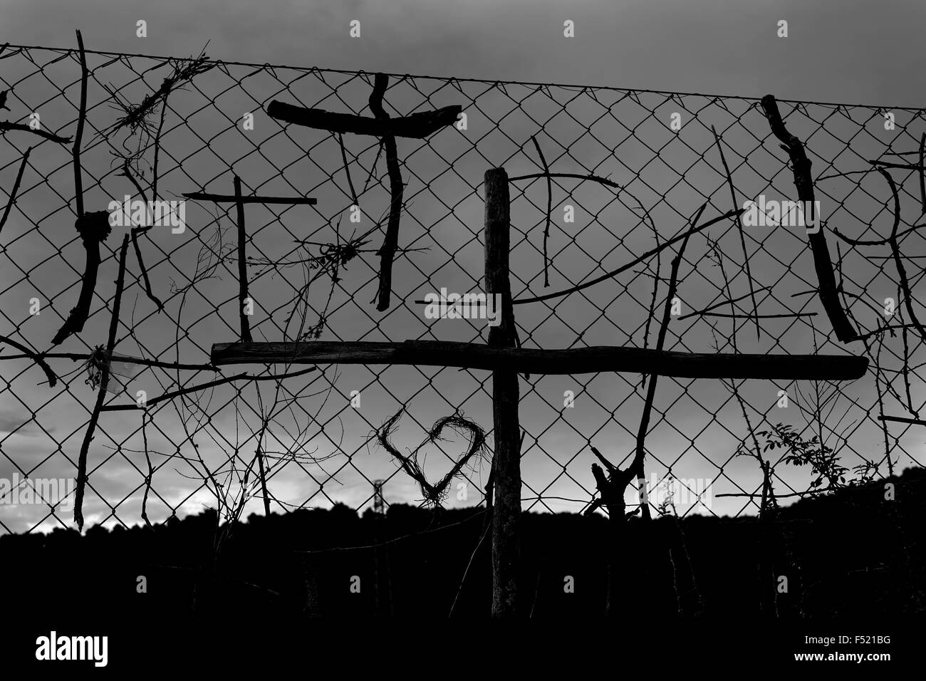 Spanische pilger Schwarzweiß-Stockfotos und -bilder - Alamy