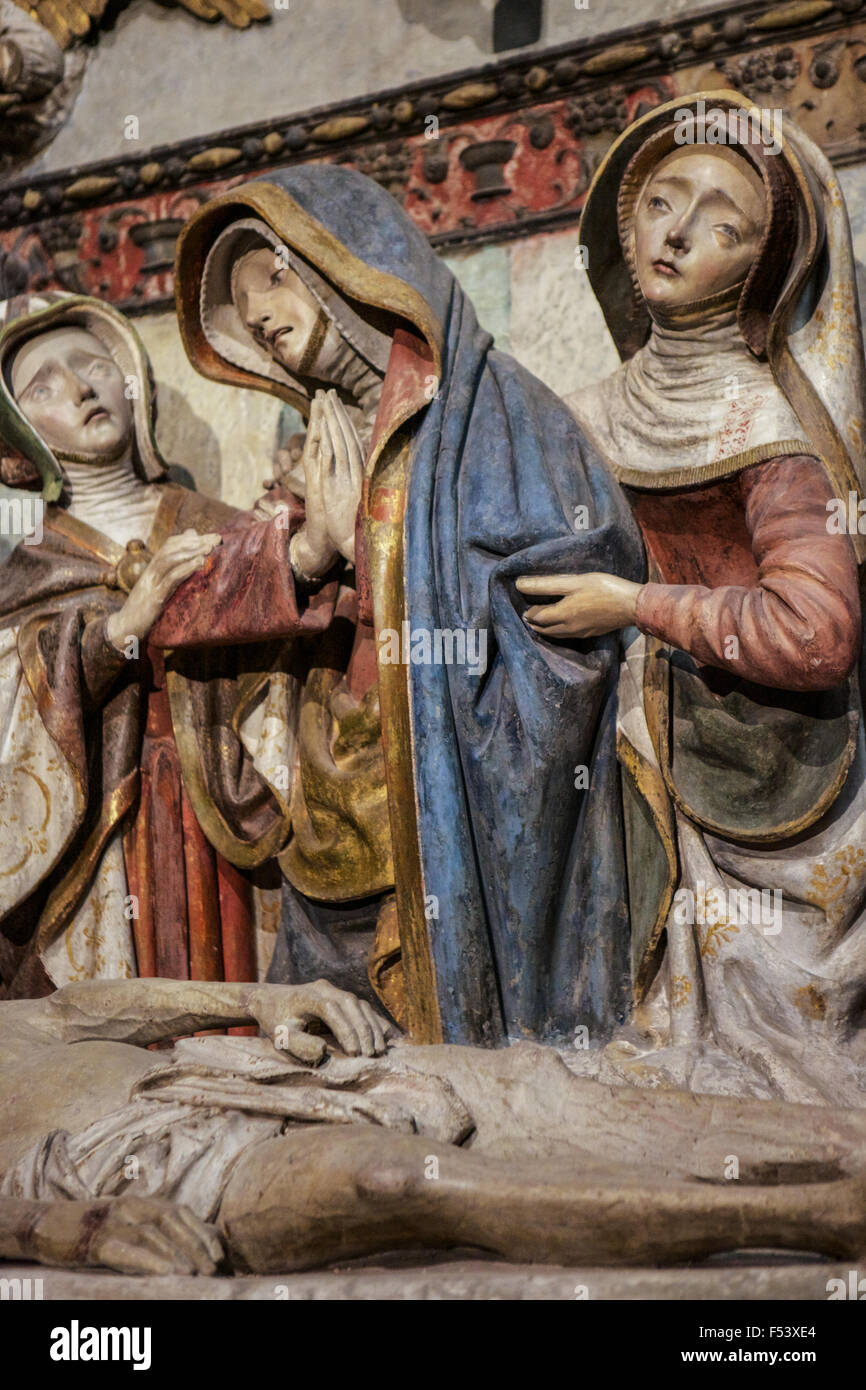 Mise au Tombeau (Grablegung Jesu) 1523: Chapelle du Saint Sulpice ...