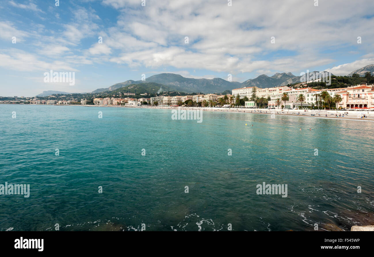 Strand bei menton Stockfotos und -bilder Kaufen - Alamy