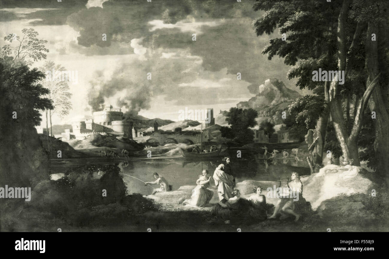 National Museum des Louvre, Paris: Orpheus und Eurydike, Gemälde von ...