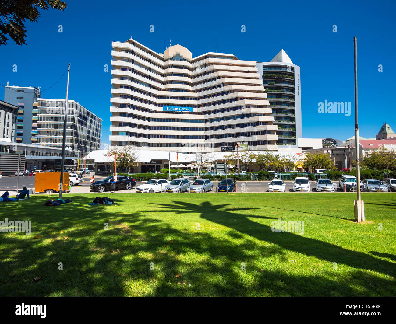 Sanlam Centre und Mutual Tower an der Unabhängigkeit Avenue, Windhoek ...