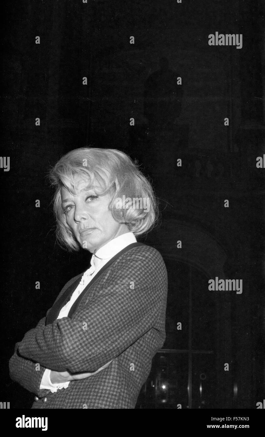 Deutsche Plant und Chansonsängerin Mady Rahl, Deutschland 1960er Jahre ...