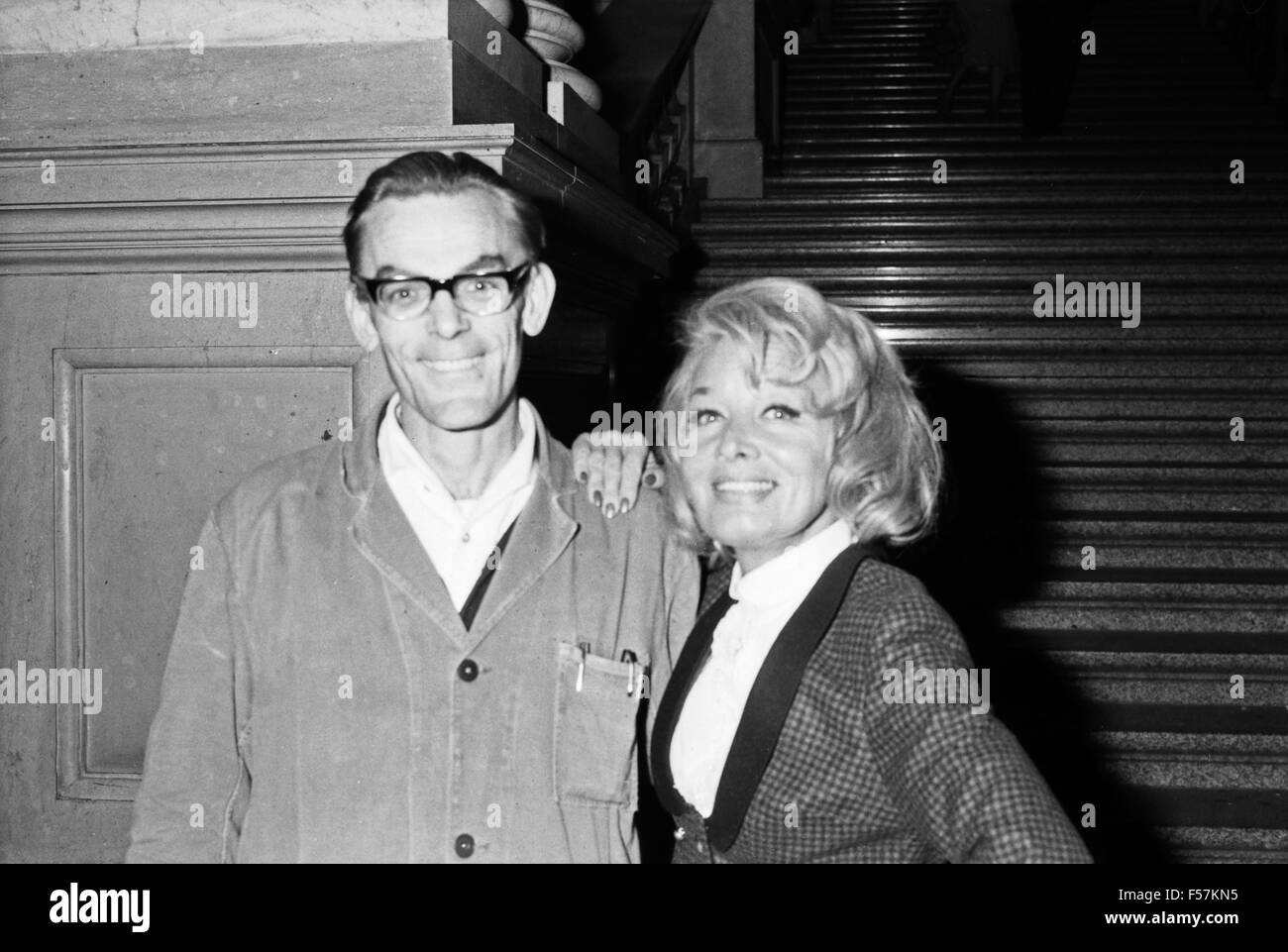 Deutsche Plant und Chansonsängerin Mady Rahl, Deutschland 1960er Jahre ...