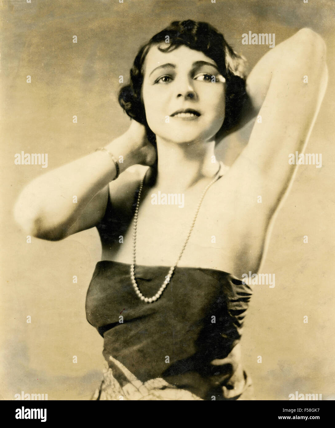 Die Schauspielerin Helene Chadwick in Sin Flut (1922 Stockfotografie ...