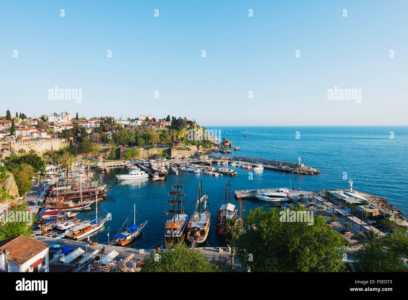 Hafen von Antalya, Pamphylien, türkische Riviera, Mittelmeer-Region ...