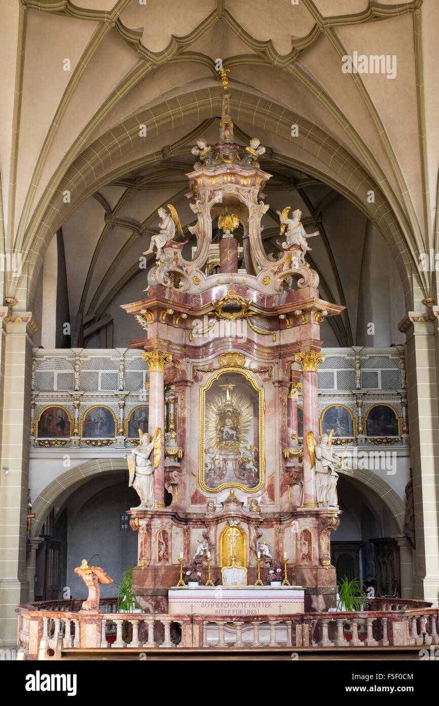 Hochaltar Der Wallfahrtskirche Maria Im Sand Stockfotos und -bilder Kaufen - Alamy