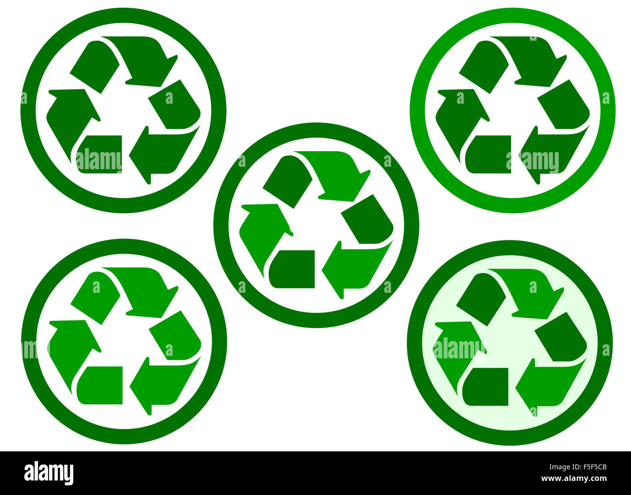 recyclebar und recycling-Symbol Stockfotografie - Alamy