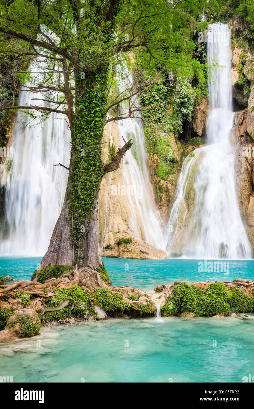 Minas Viejas Wasserfälle in der Huasteca Region San Luis Potosi, Mexiko ...