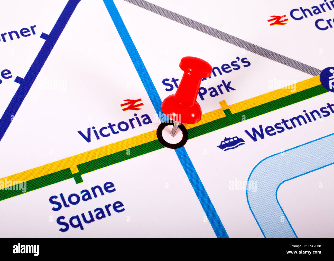 Victoria Station London Map A Map Of The Proposed Victoria Line
