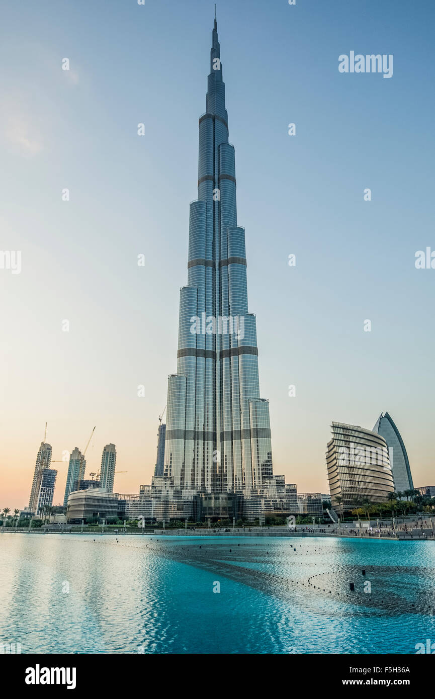 Dubai, Burj Al Khalifa Tower Stockfotografie - Alamy