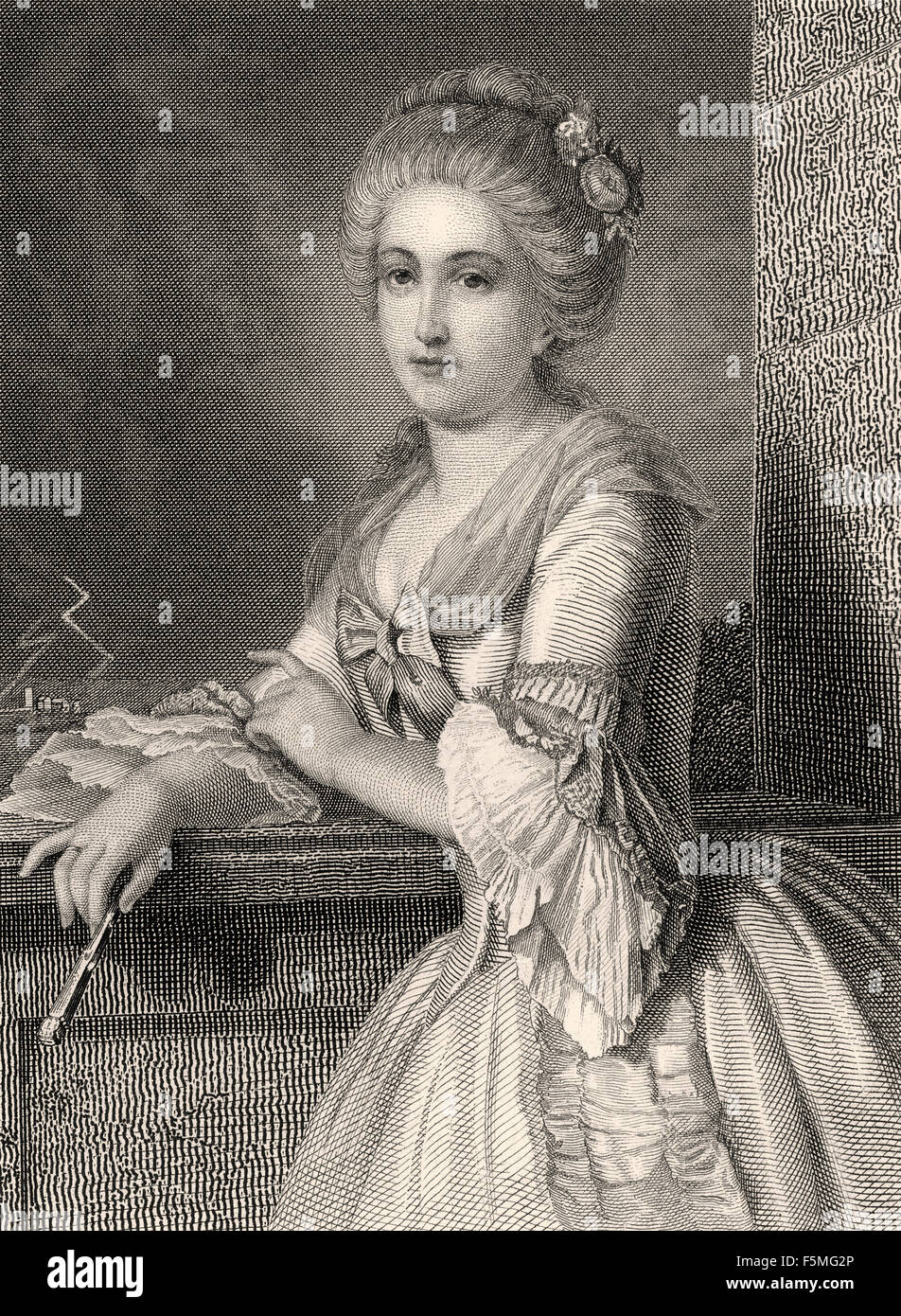 Charlotte Kestner, geb. Buff, spielen 1753-1828, "Werthers Lotte" in ...