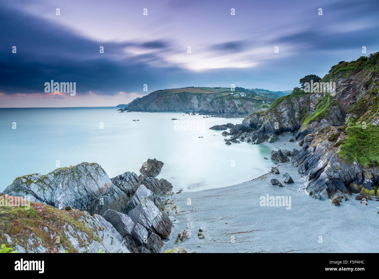 Lee Bay Strand Stockfotos und -bilder Kaufen - Alamy