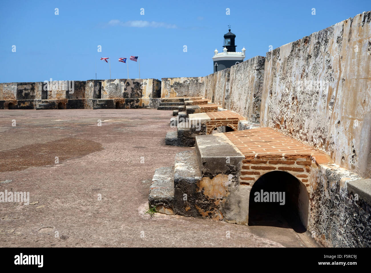 El Morro Fort, San Juan, Puerto Rico, Caribbean Stockfotografie - Alamy