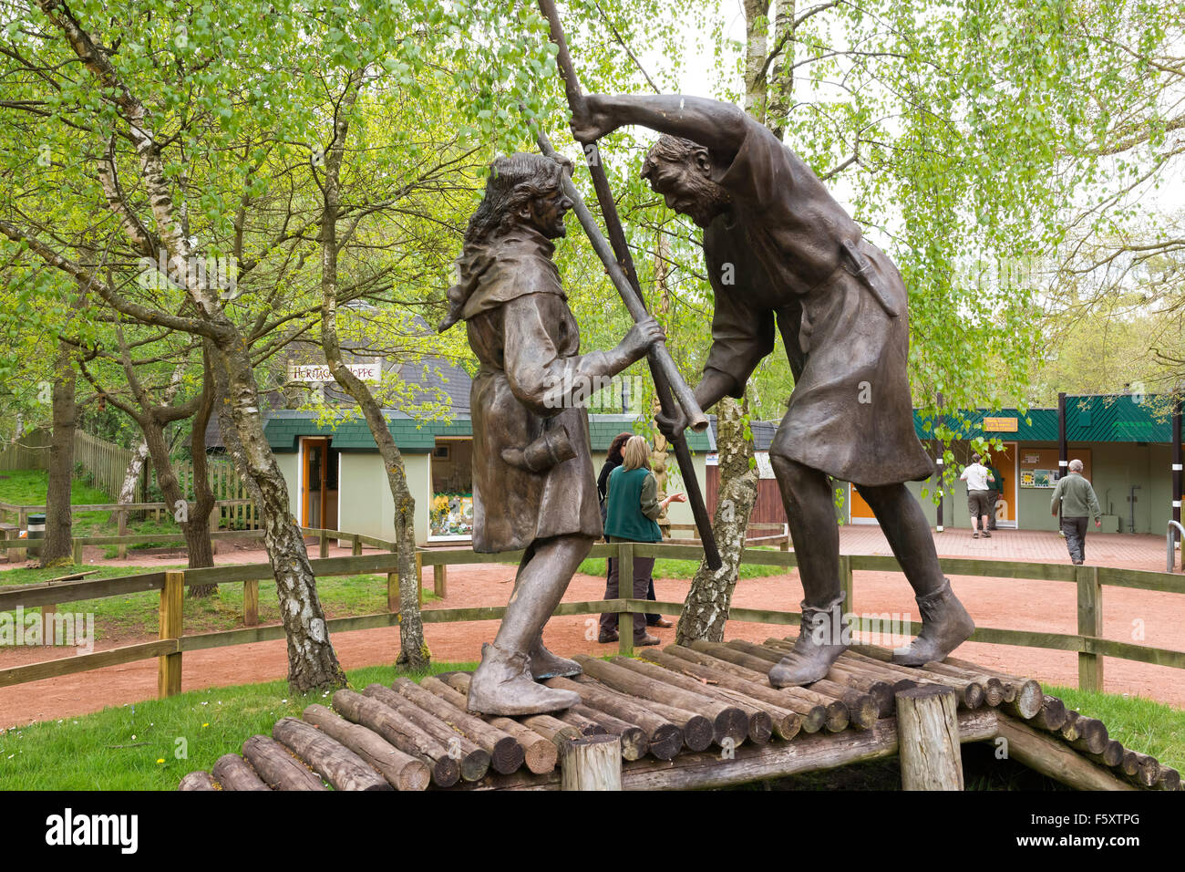 Nottingham Forest, Robin Hood Land, Eiche, große Eiche, Nottingham ...