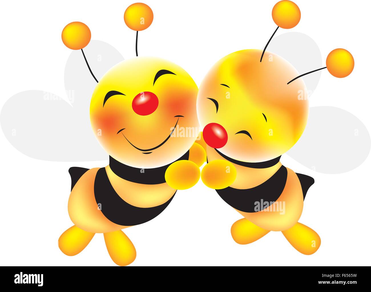 Cartoon Bee Cute Stockfotos & Cartoon Bee Cute Bilder - Alamy