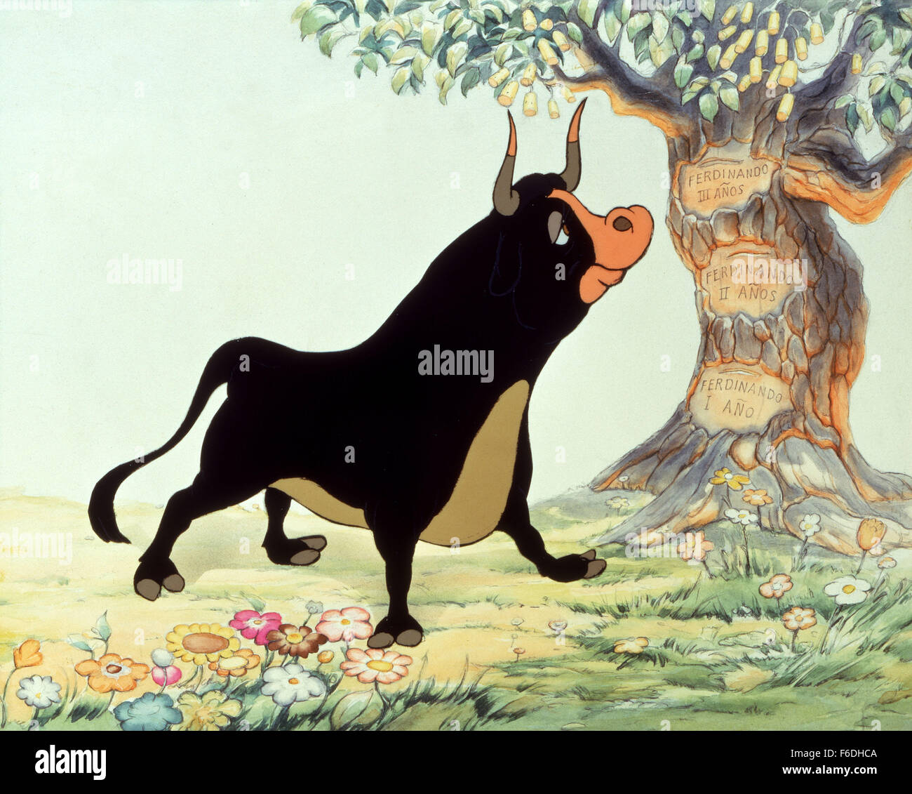 Im Bild: 25. November 1938 - Original Film-Titel Ferdinand der Stier Stockfotografie - Alamy