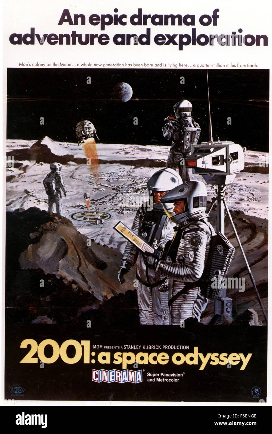Datum der Freigabe: 2. April 1968. FILMTITEL: 2001: Odyssee im Weltraum ...