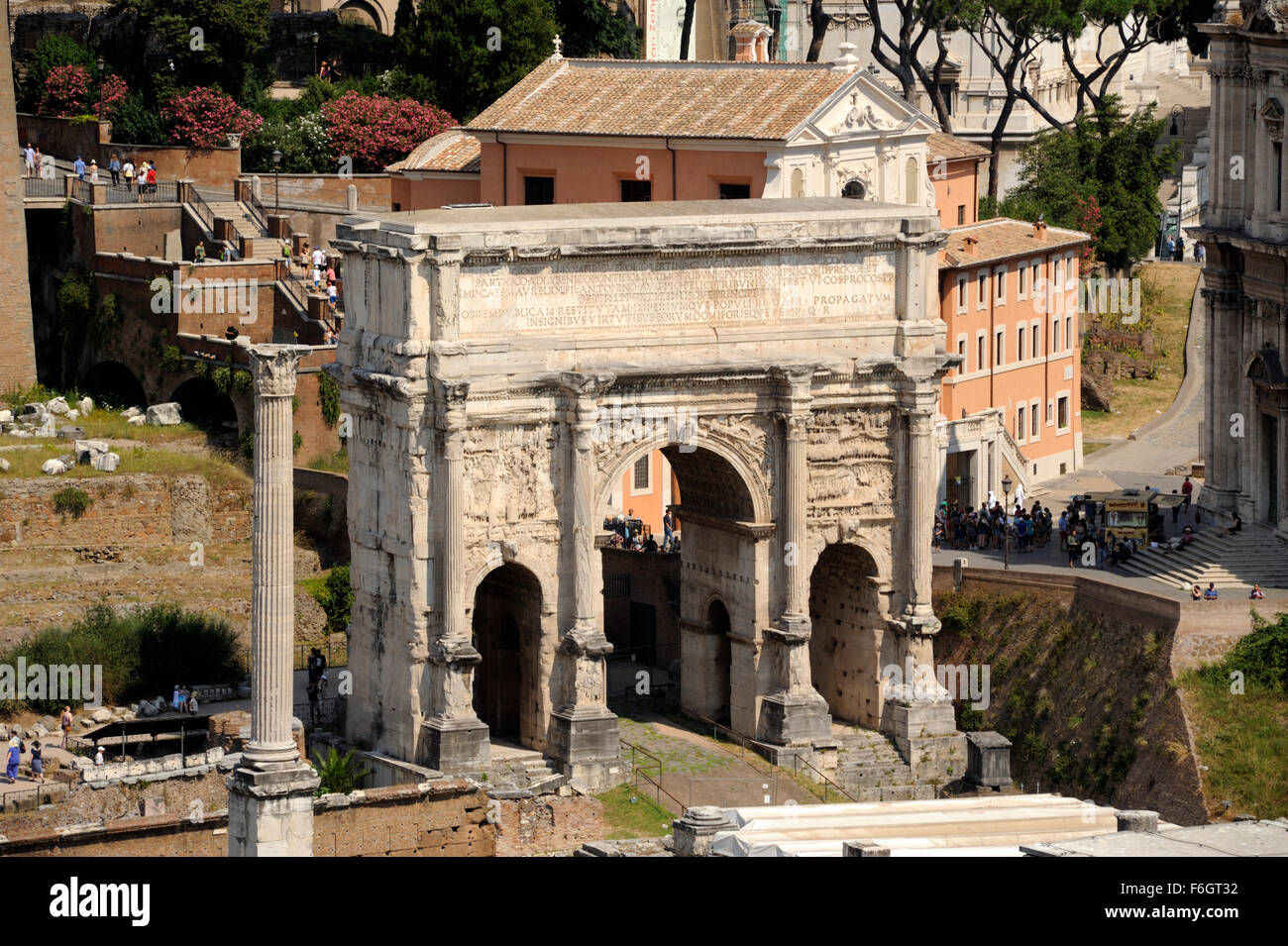 Triumphbogen von septimius severus -Fotos und -Bildmaterial in hoher ...