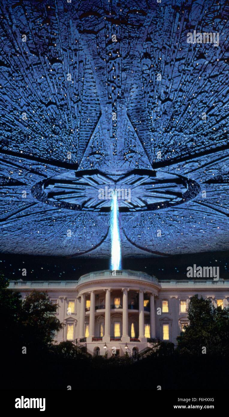 Filmtitel 1996: INDEPENDENCE DAY, Studio: FOX, im Bild: ALIEN-INVASION ...