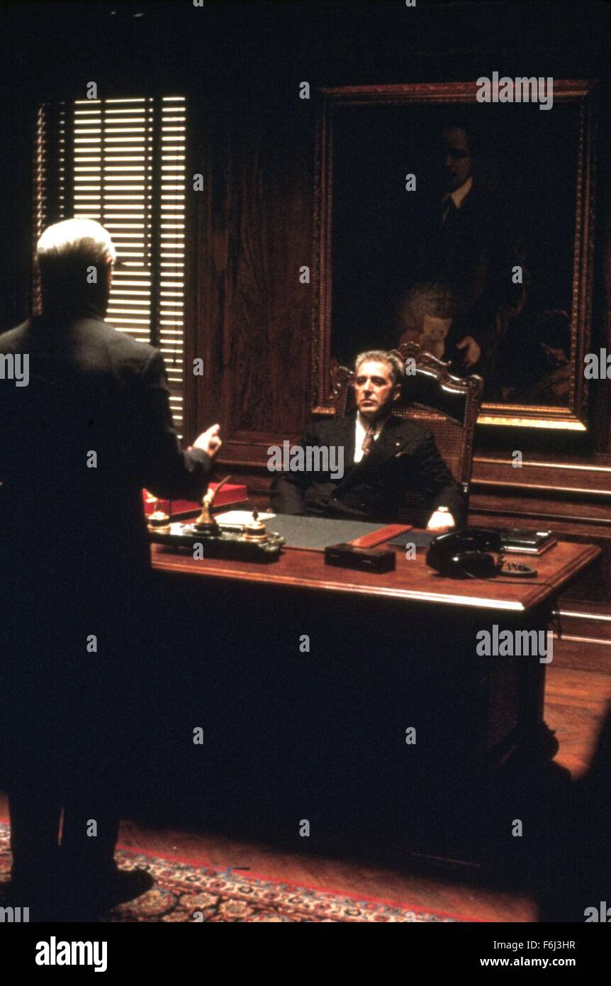 Al pacino as don michael corleone film title the godfather -Fotos und ...