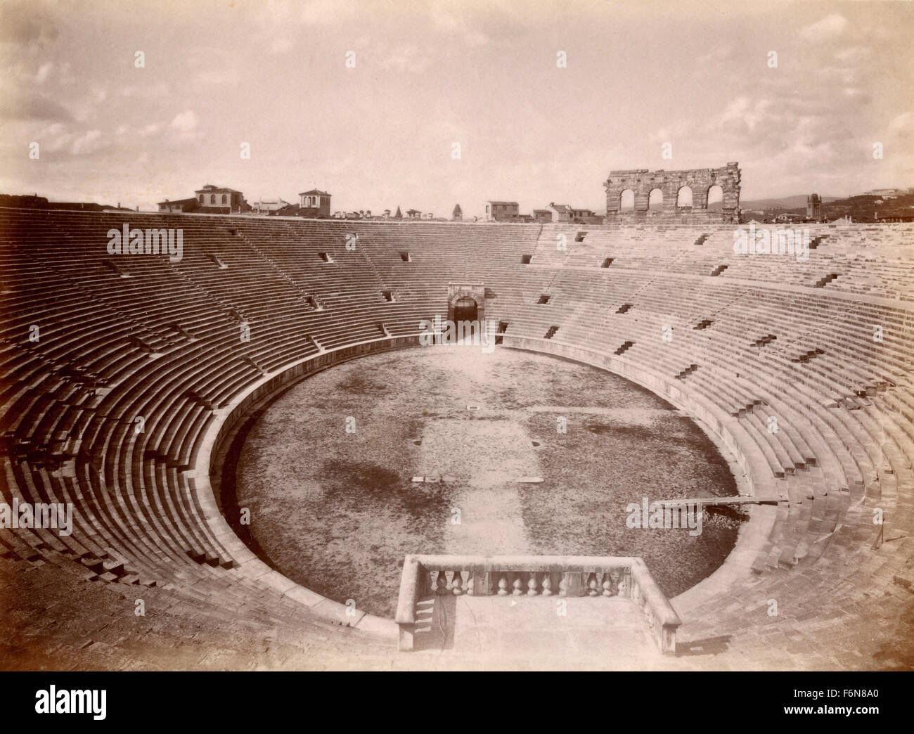 Im Amphitheater oder Arena, Verona, Italien Stockfotografie - Alamy