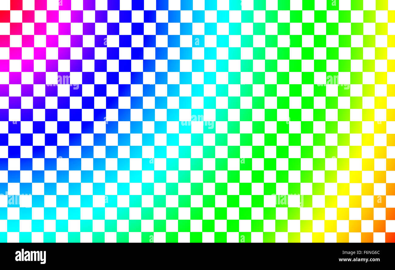 Abstrakte Quadrat farbige Pixel mit Regenbogenfarben Stockfotografie ...