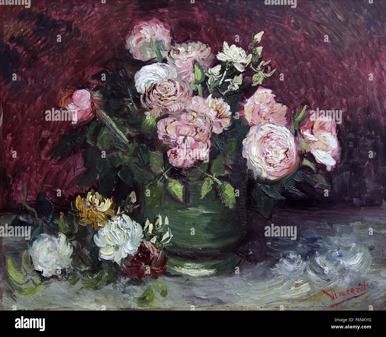 Roses Vincent Van Gogh Stockfotos und -bilder Kaufen - Alamy