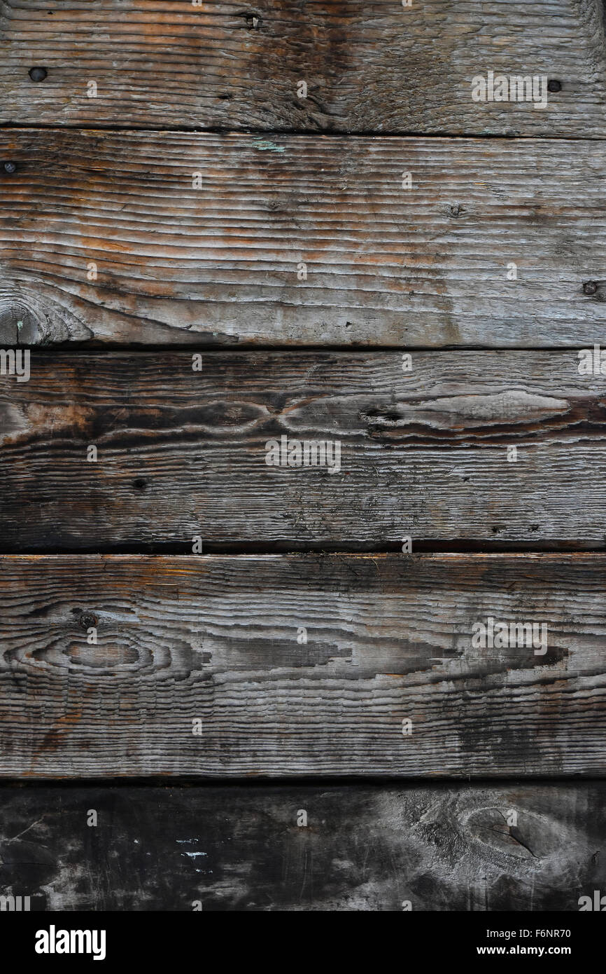 Alte dunkle Vintage rustikal im Alter von antiken Sepia Holzplatte mit ...